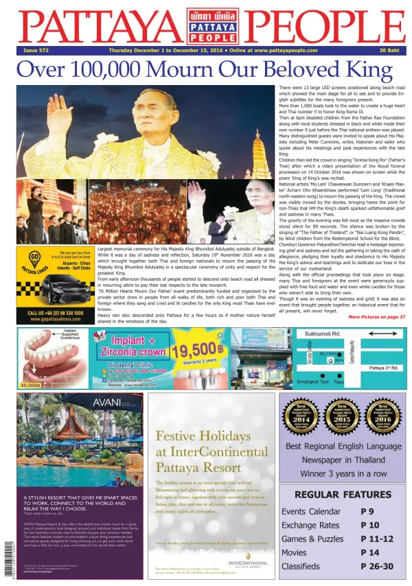 Thai Newspaper Front Pages | Paperboy Online Newspapers