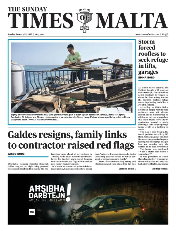 Maltese Newspaper Front Pages | Paperboy Online Newspapers