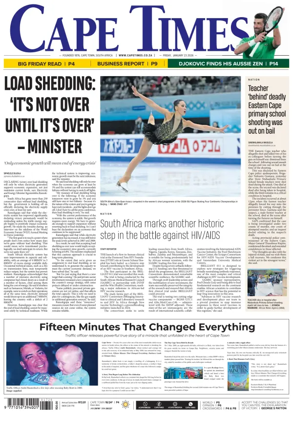South African Newspaper Front Pages | Paperboy Online Newspapers