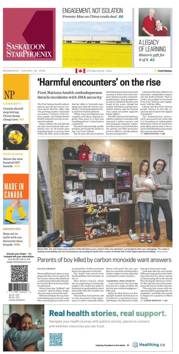 Canadian Newspaper Front Pages | Paperboy Online Newspapers