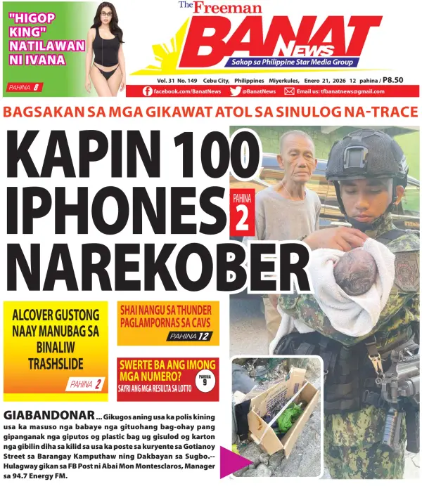 Filipino Newspaper Front Pages | Paperboy Online Newspapers