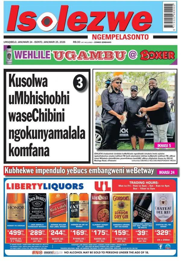 South African Newspaper Front Pages | Paperboy Online Newspapers