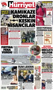 Turkish Newspaper Front Pages | Paperboy Online Newspapers