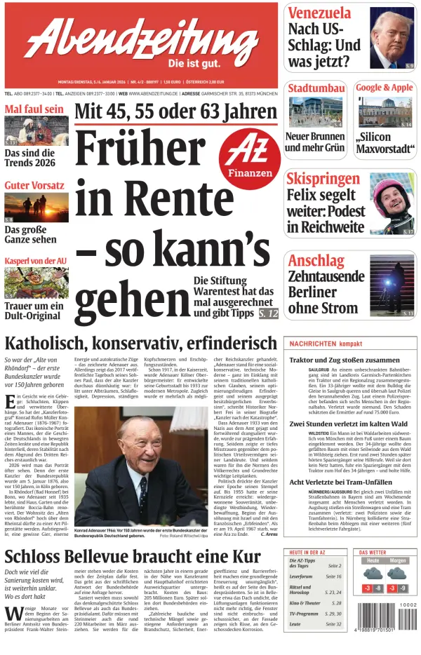 German Newspaper Front Pages | Paperboy Online Newspapers
