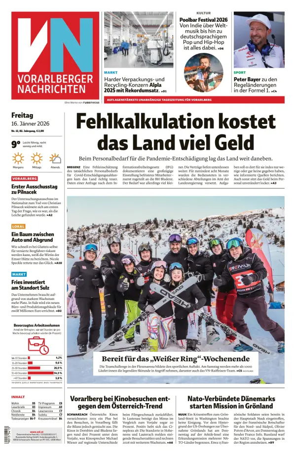 Austrian Newspaper Front Pages | Paperboy Online Newspapers