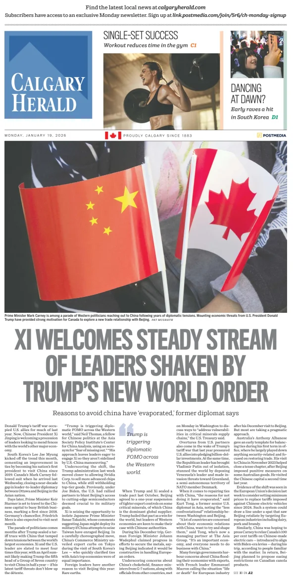 Canadian Newspaper Front Pages | Paperboy Online Newspapers