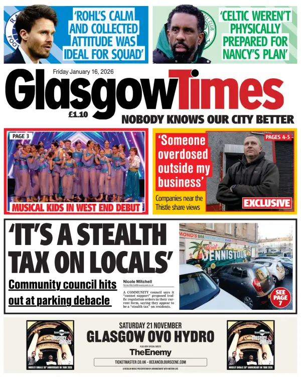 Scottish Newspaper Front Pages | Paperboy Online Newspapers
