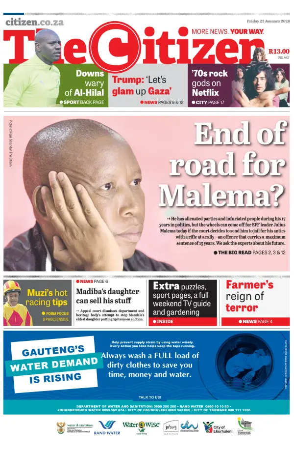 South African Newspaper Front Pages | Paperboy Online Newspapers