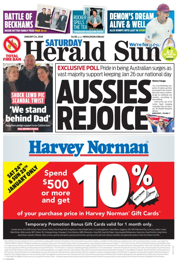 Australian Newspaper Front Pages | Paperboy Online Newspapers