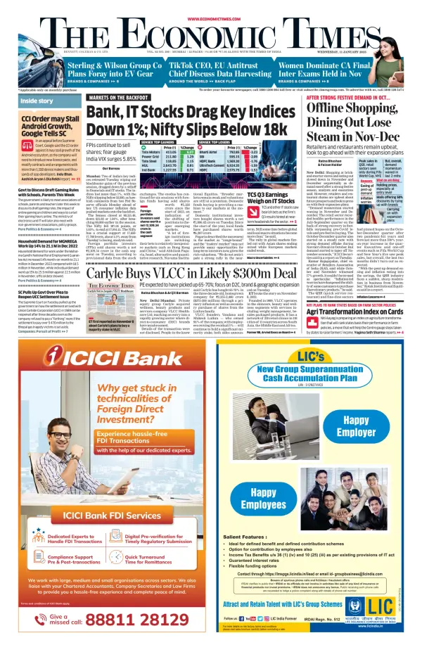 Indian Newspaper Front Pages | Paperboy Online Newspapers