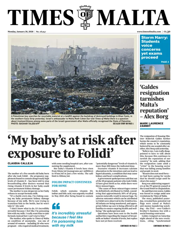 Maltese Newspaper Front Pages | Paperboy Online Newspapers