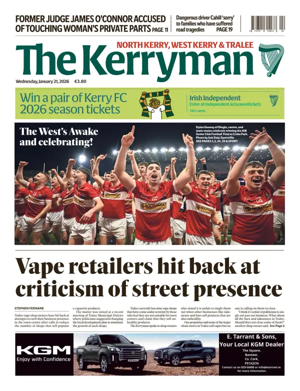 Irish Newspaper Front Pages | Paperboy Online Newspapers