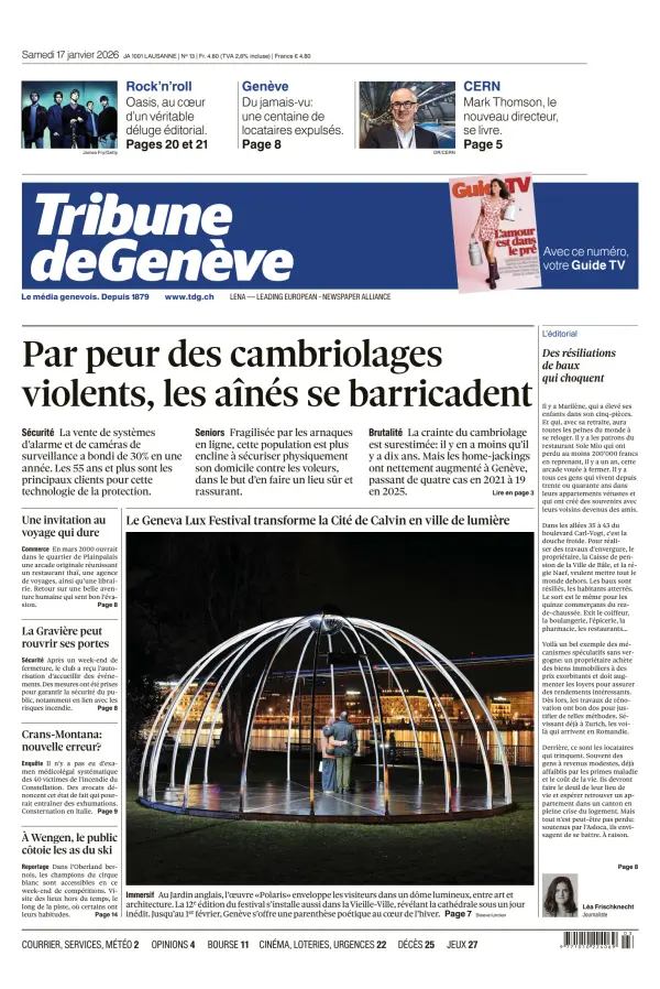 Swiss Newspaper Front Pages | Paperboy Online Newspapers