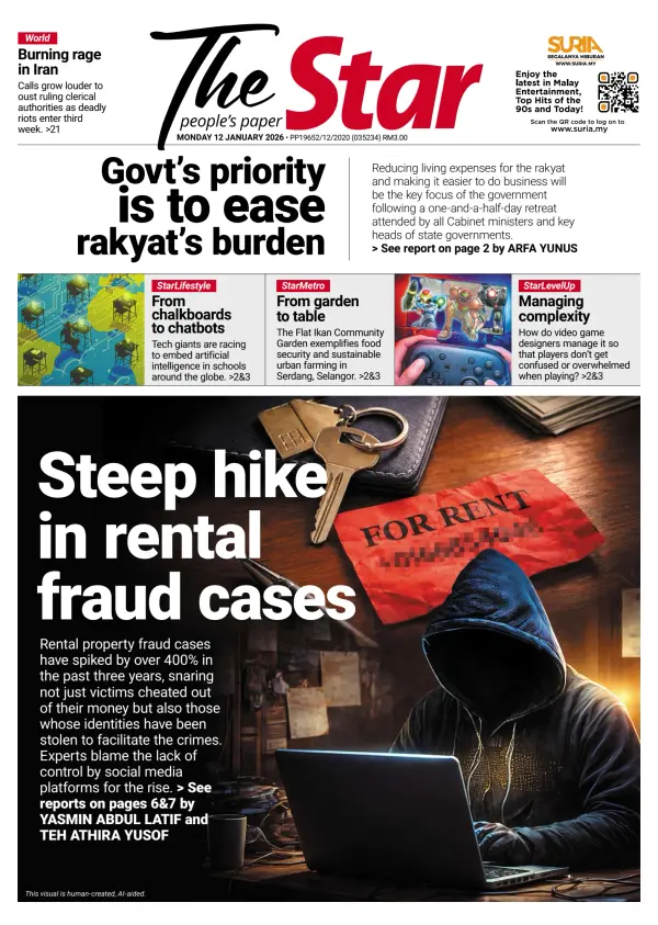 Malaysian Newspaper Front Pages | Paperboy Online Newspapers