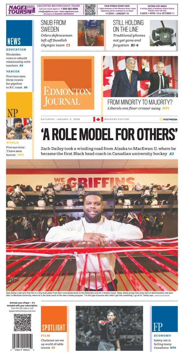 Canadian Newspaper Front Pages | Paperboy Online Newspapers