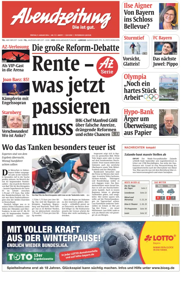 German Newspaper Front Pages | Paperboy Online Newspapers
