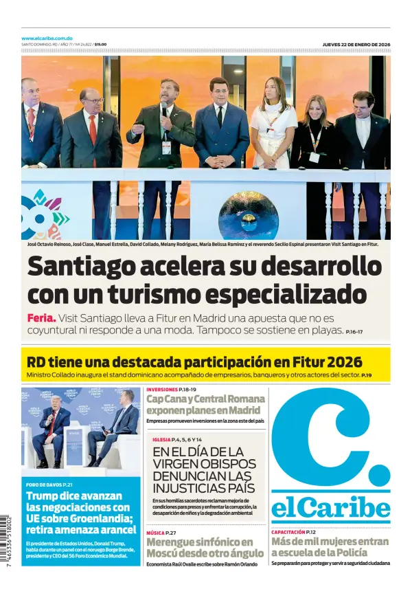 Dominican Newspaper Front Pages | Paperboy Online Newspapers