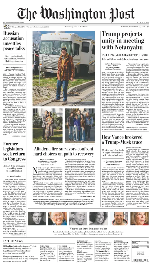 USA Newspaper Front Pages | Paperboy Online Newspapers