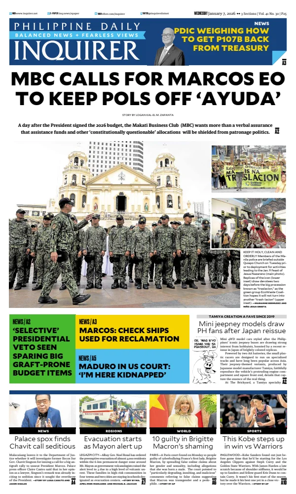 Filipino Newspaper Front Pages | Paperboy Online Newspapers