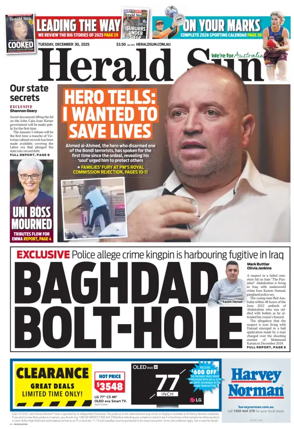 Australian Newspaper Front Pages | Paperboy Online Newspapers
