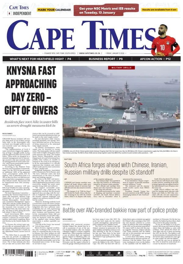 South African Newspaper Front Pages | Paperboy Online Newspapers