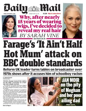 Home Daily Mail Online Daily Mail (UK) Front Page For 21 January 2025