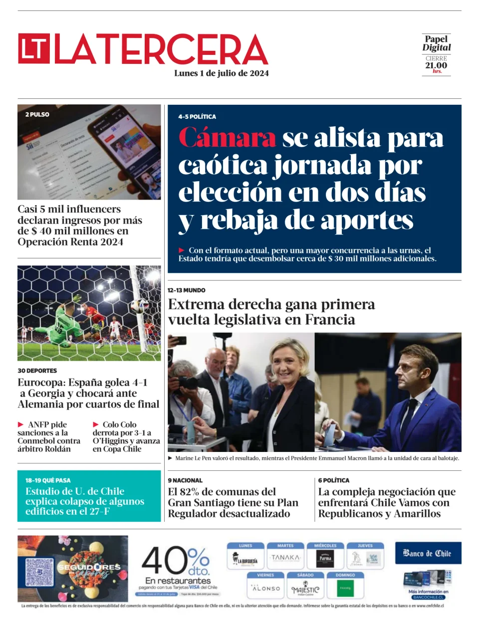 Periódicos Chilenos Web