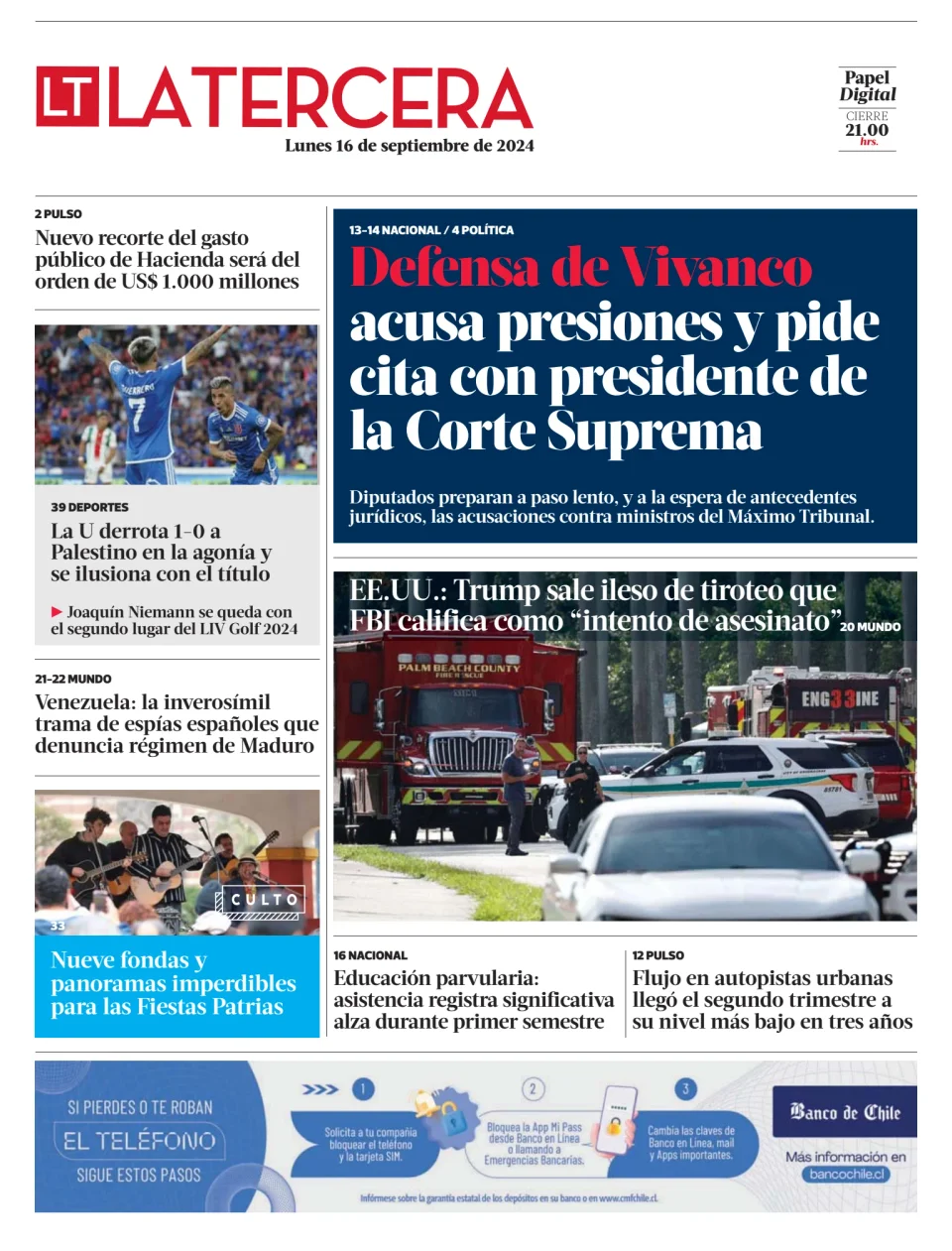 Periódicos Chilenos Web