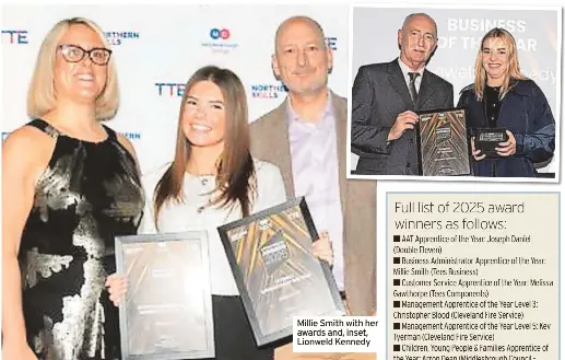 YOUR VIEW Outstandin­g talent honoured at awards - PressReader