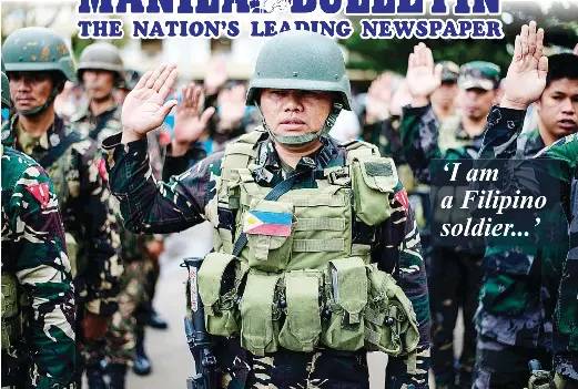 ‘I AM A FILIPINO SOLDIER’ - PressReader