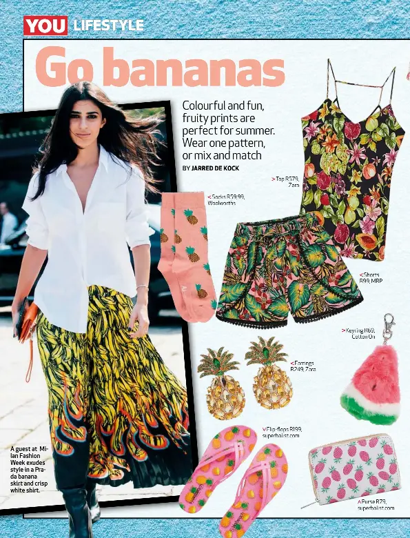Fashion fun in fruity prints - PressReader