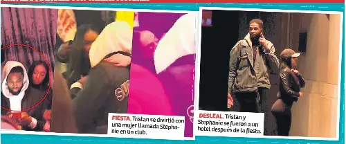 Tristan Thompson, pillado en infidelida­d Infraganti. - PressReader