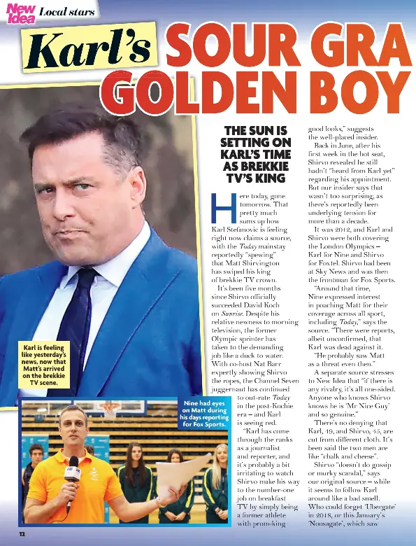 SOUR GRAPES OVER GOLDEN BOY SHIRVO! - PressReader