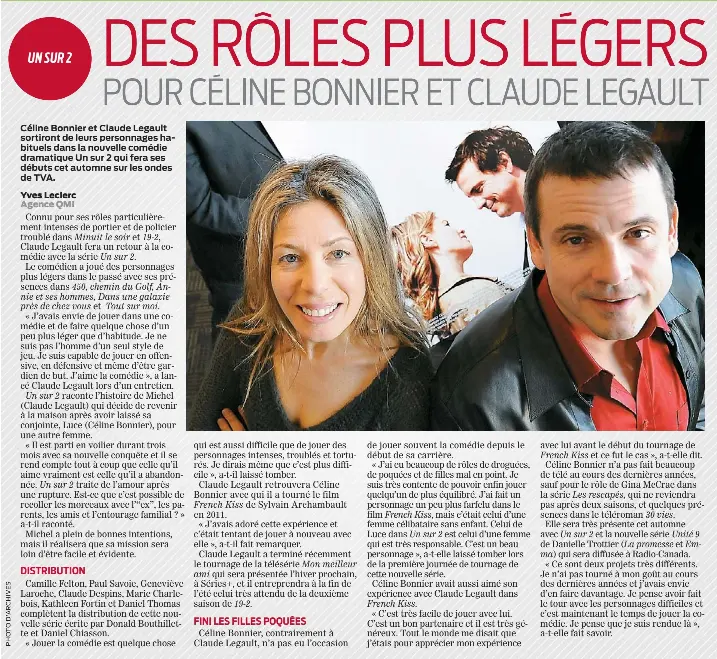 DES RÔLES PLUS LÉGERS - PressReader