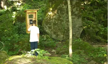 'Wind phone' nestled in Niagara forest helps grieving people speak to those they lost - PressReader