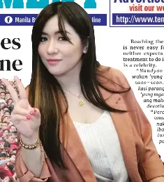 Angeline Quinto continues devotion to Black Nazarene - PressReader