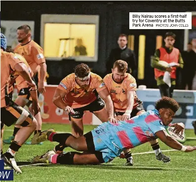 Power play gives Cov real forward momentum - PressReader