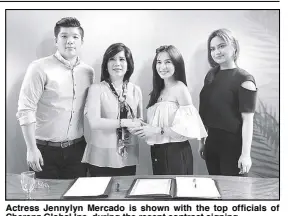 Jennylyn Mercado new brand ambassador of Cherenz Global - PressReader