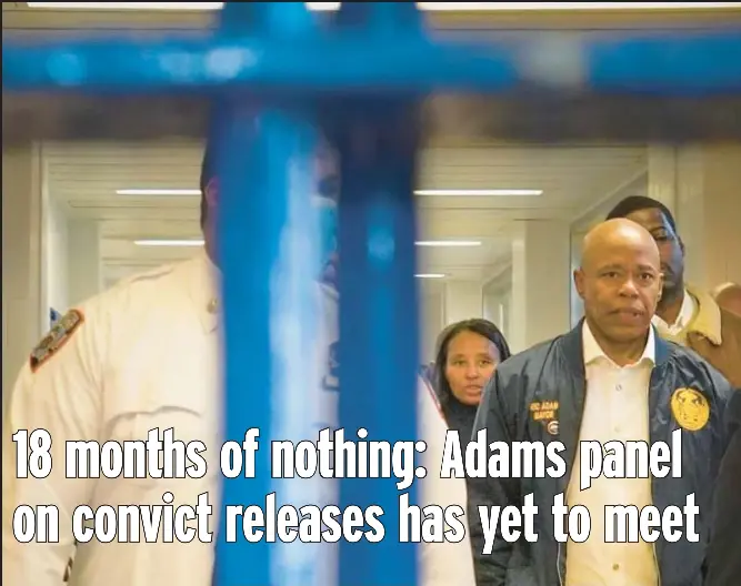 18 months of nothing: Adams panel on convict releases has yet to meet - PressReader