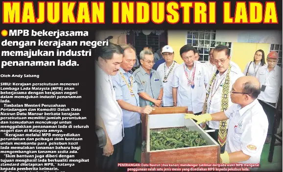MAJUKAN INDUSTRI LADA - PressReader