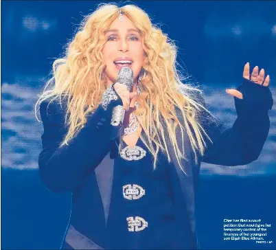 Cher seeks conservato­rship over son - PressReader