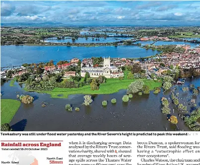 Storm Babet’s record rainfall brings ‘cocktail of pollutants’ into rivers - PressReader