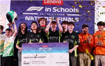LEAF1 WINS BIGGEST-EVER F1 IN SCHOOLS UK FINALS - PressReader