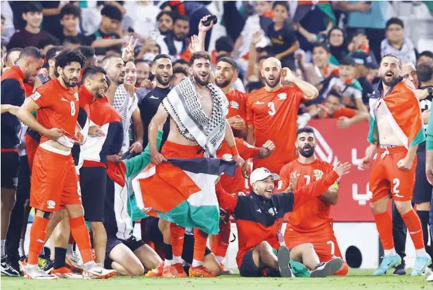 Palestine make history, enter third round of WC qualifiers - PressReader
