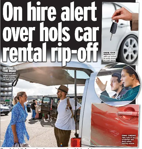 On hire alert over hols car rental rip-off - PressReader
