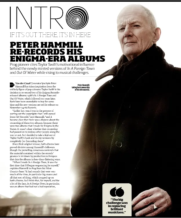 PETER HAMMILL RE-RECORDS HIS ENIGMA-ERA ALBUMS - PressReader