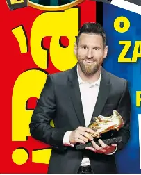 ZAPATILLA A MESSI POR SUS XV - PressReader