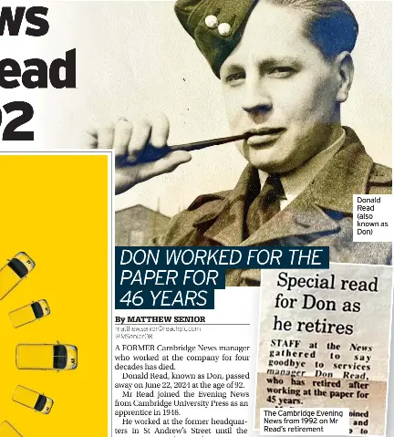 Former News man Don Read dies aged 92 - PressReader