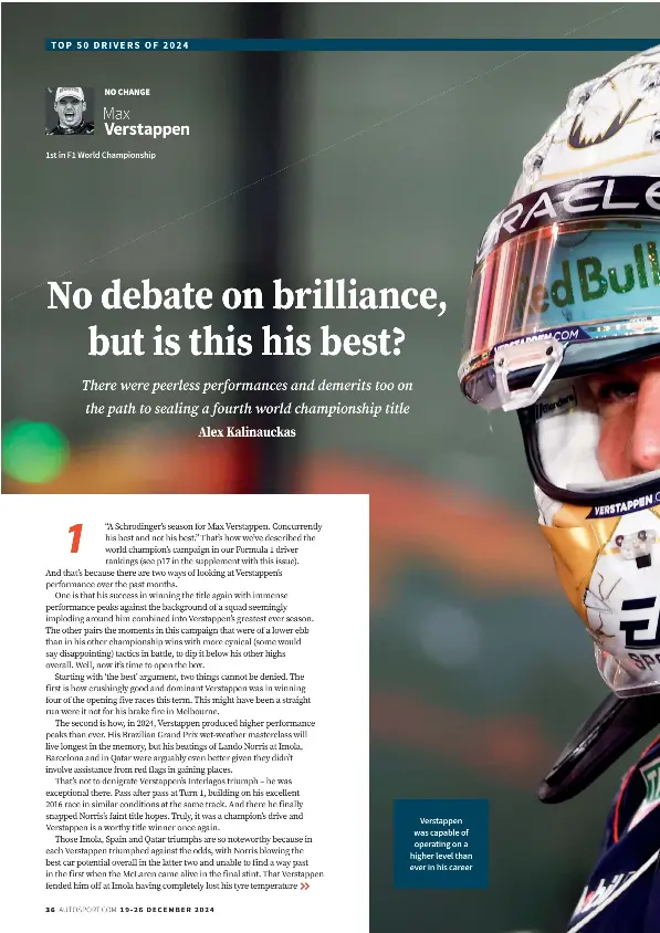 No debate on brilliance, but is this his best? - PressReader