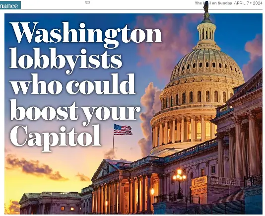 Washington lobbyists who could boost your Capitol - PressReader